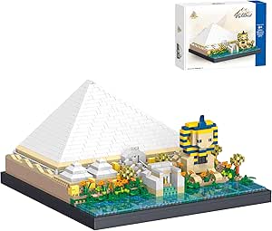 Amazon.com: Egyptian Pyramids Micro Building Blocks Sets - 2273PCS ...