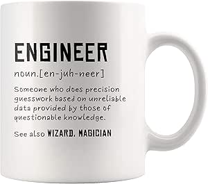 Engineer Definition Someone Who Does Precision Funny Engineer Gifts for Engineering Students ...