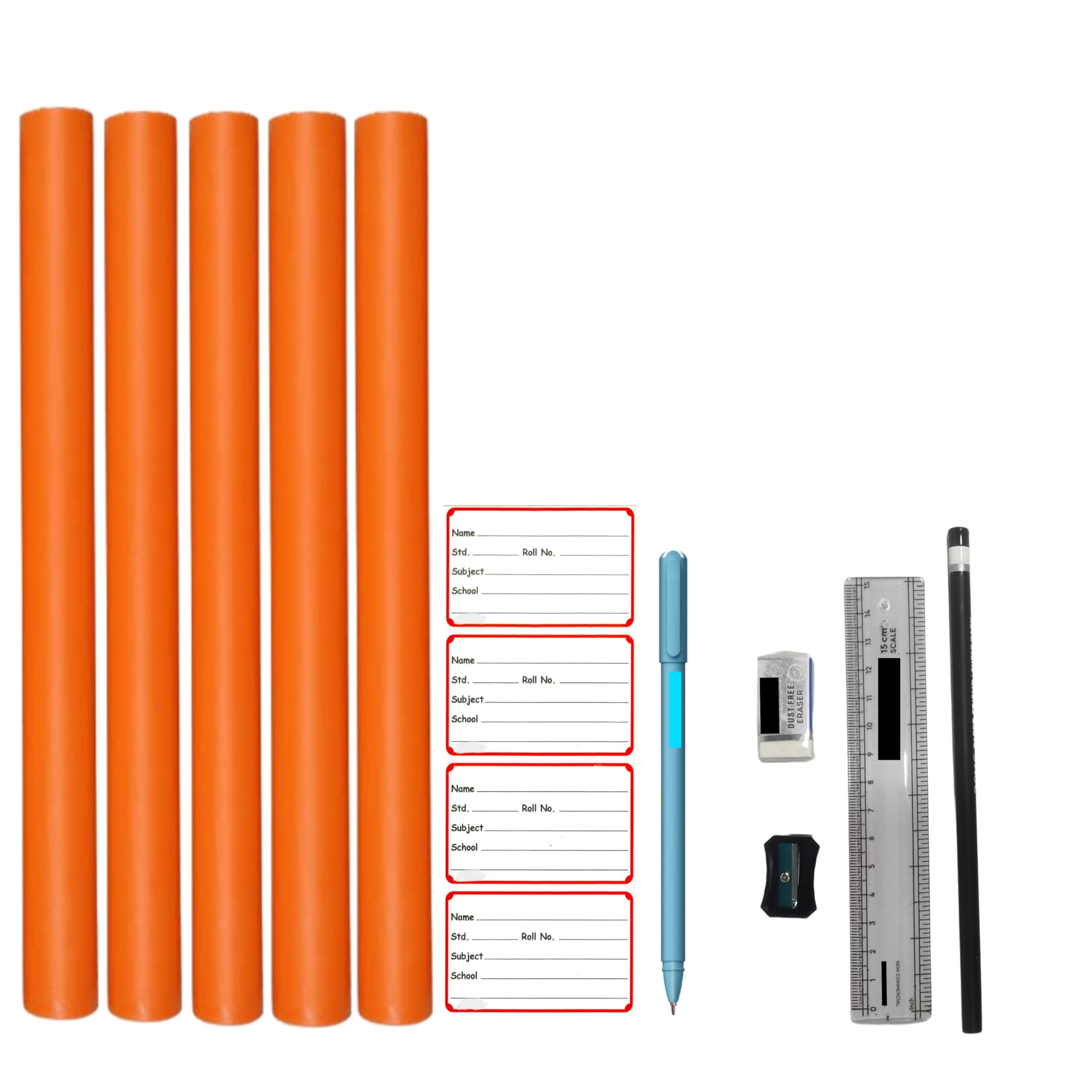 Heetcreation Notebook Cover Orange Roll - Specially for School ...