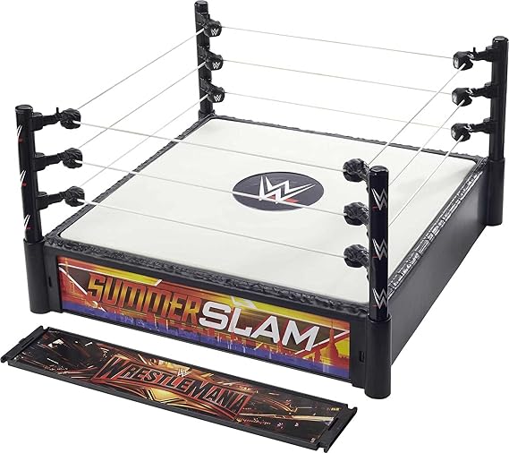 Amazon.com: WWE MATTEL Superstar Ring, 14-inches Across with Ring Ropes ...