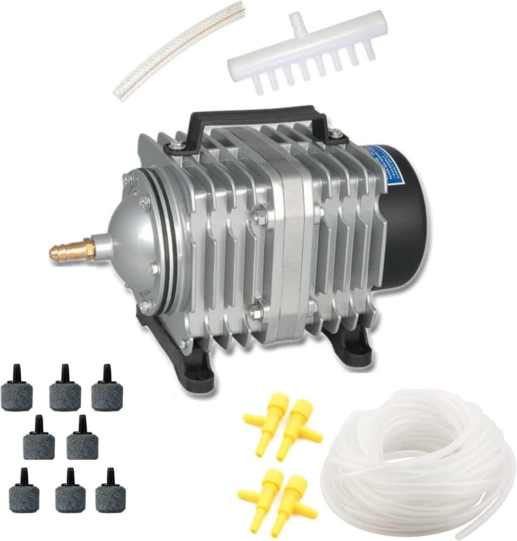 Despacito Aquarium Air Pump Silent, 90L/Min, Power-85W Electromagnetic ...