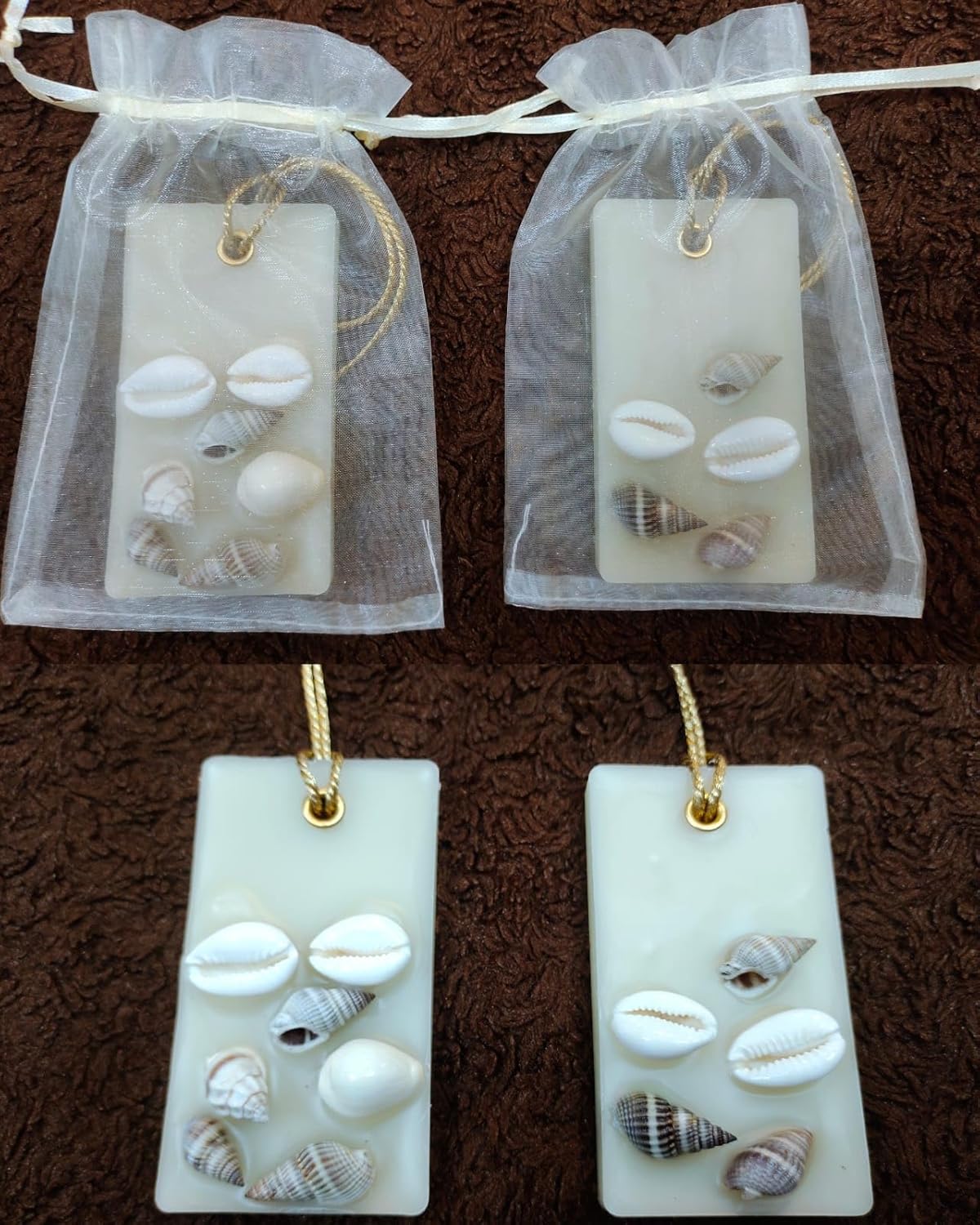 Scented Candle Wax Tablets 4 pc Wardrobe Sachets Bathroom Air Freshner ...