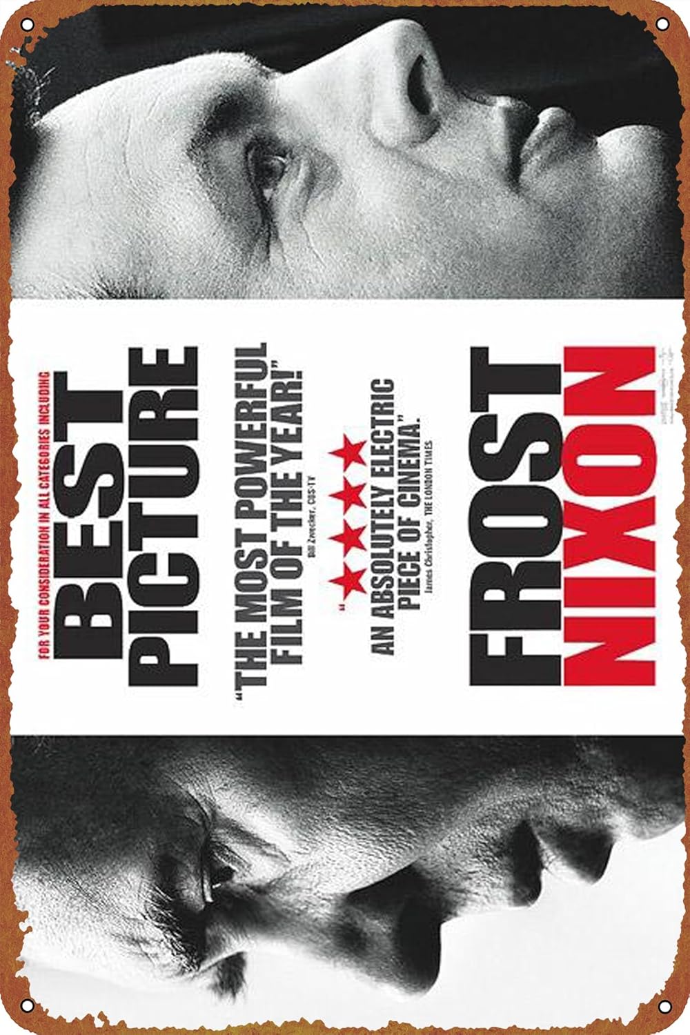 Amazon.com : Frost/Nixon Movie Posters Tin Signs Retro Metal Movie Tins ...