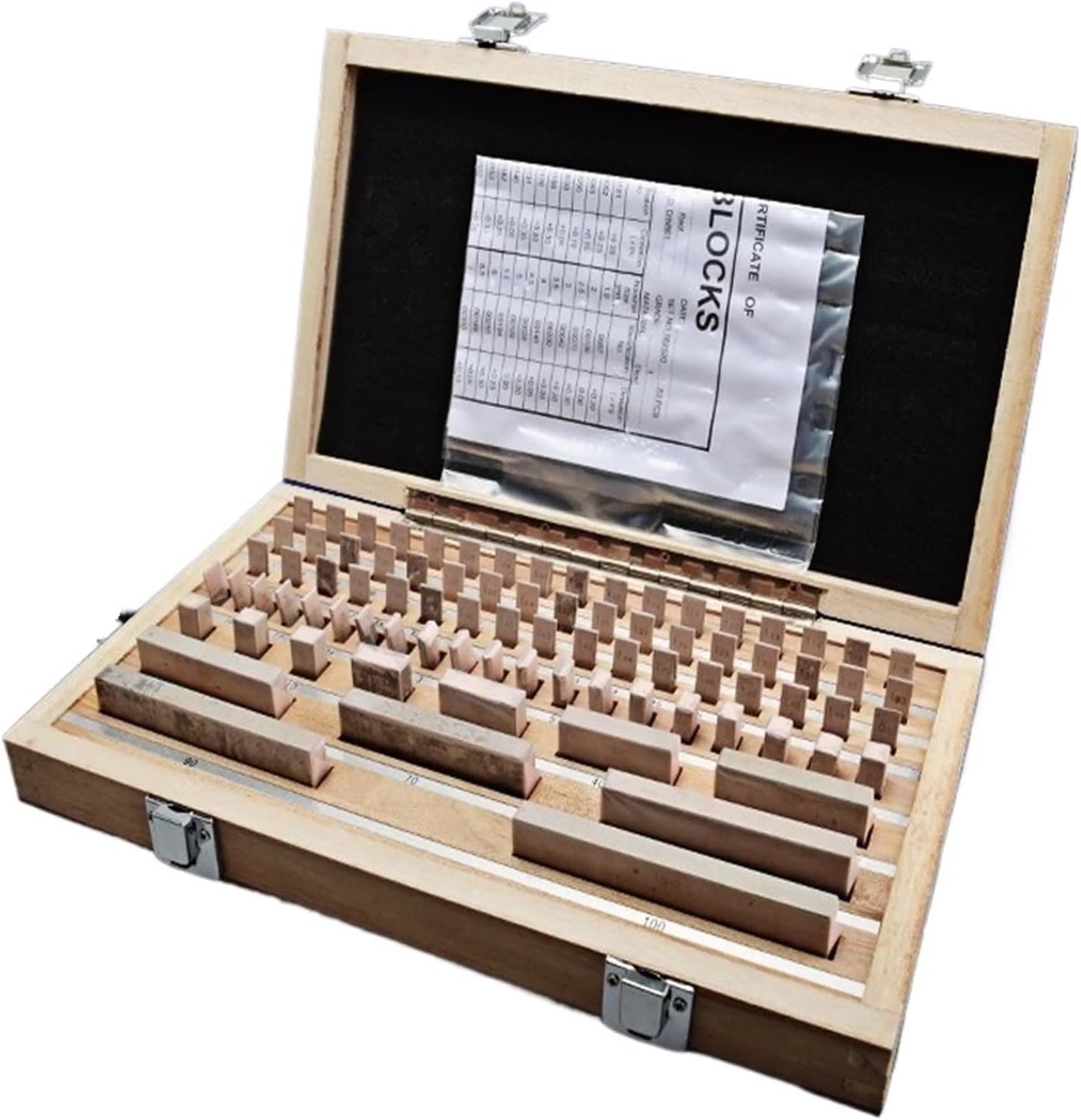 Industrial Tools Gauge Block Set 32pcs 0 Grade High Speed Steel Metric ...