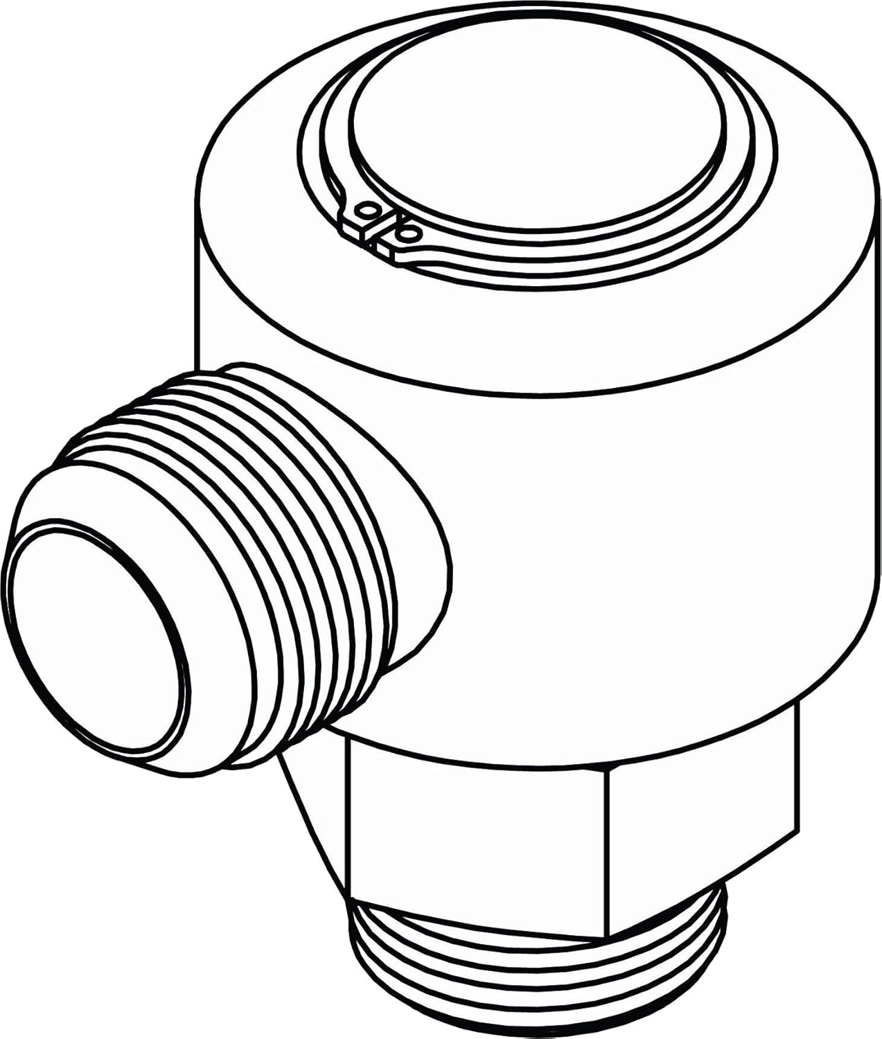 Tompkins LS-6801-12-12 Live Swivel, JIC to O-Ring Elbow 90*, 1 1/16-12 ...
