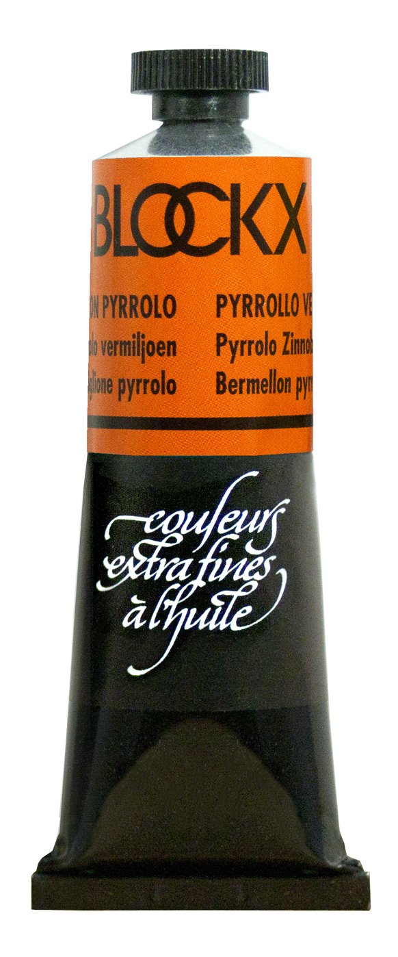 Amazon.com: Blockx Pyrrolo Vermilion Oil Paint, 35ml Tube