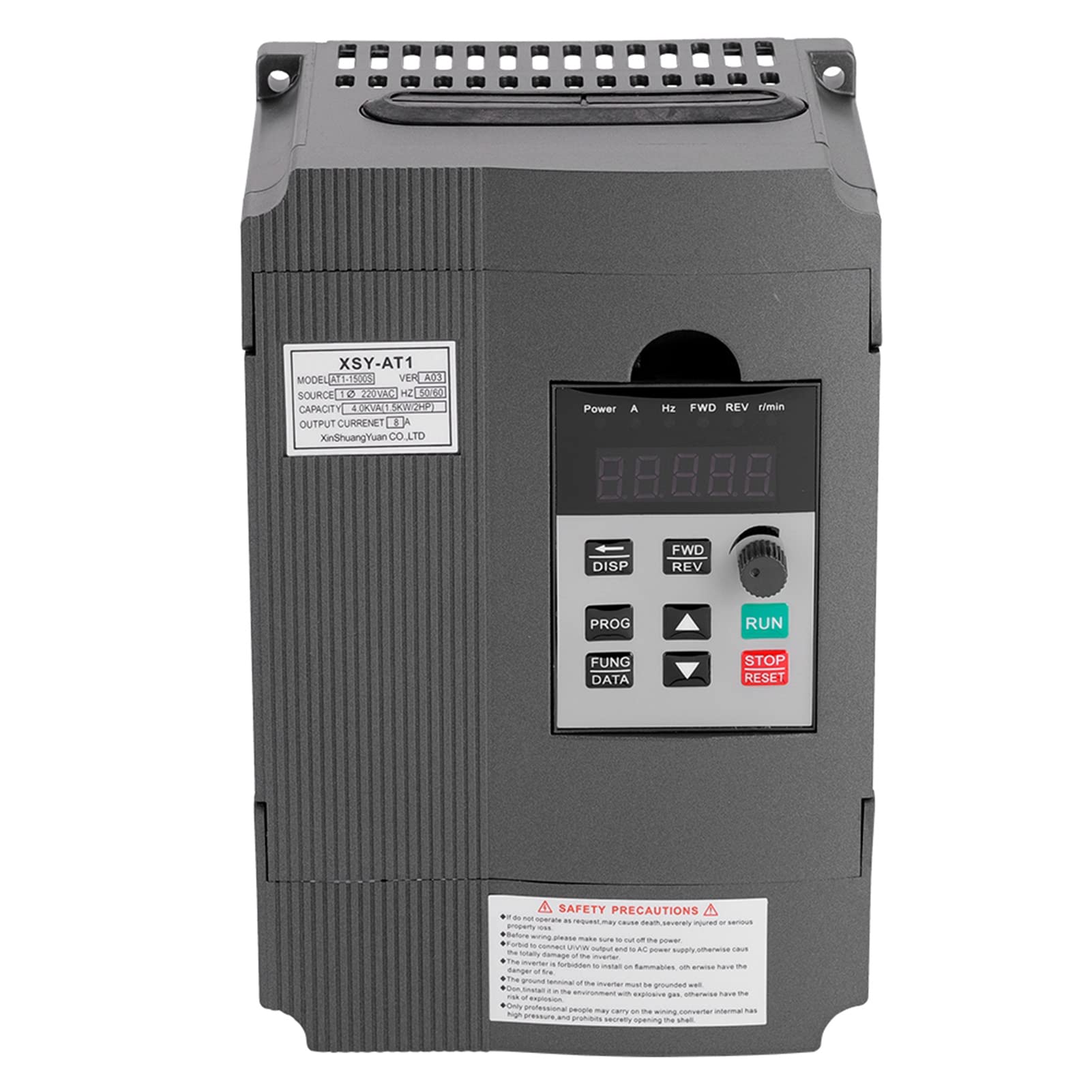 Buy VFD Drive Variable Frequency Drive VFD Inverter, AC 220V 1.5KW ...