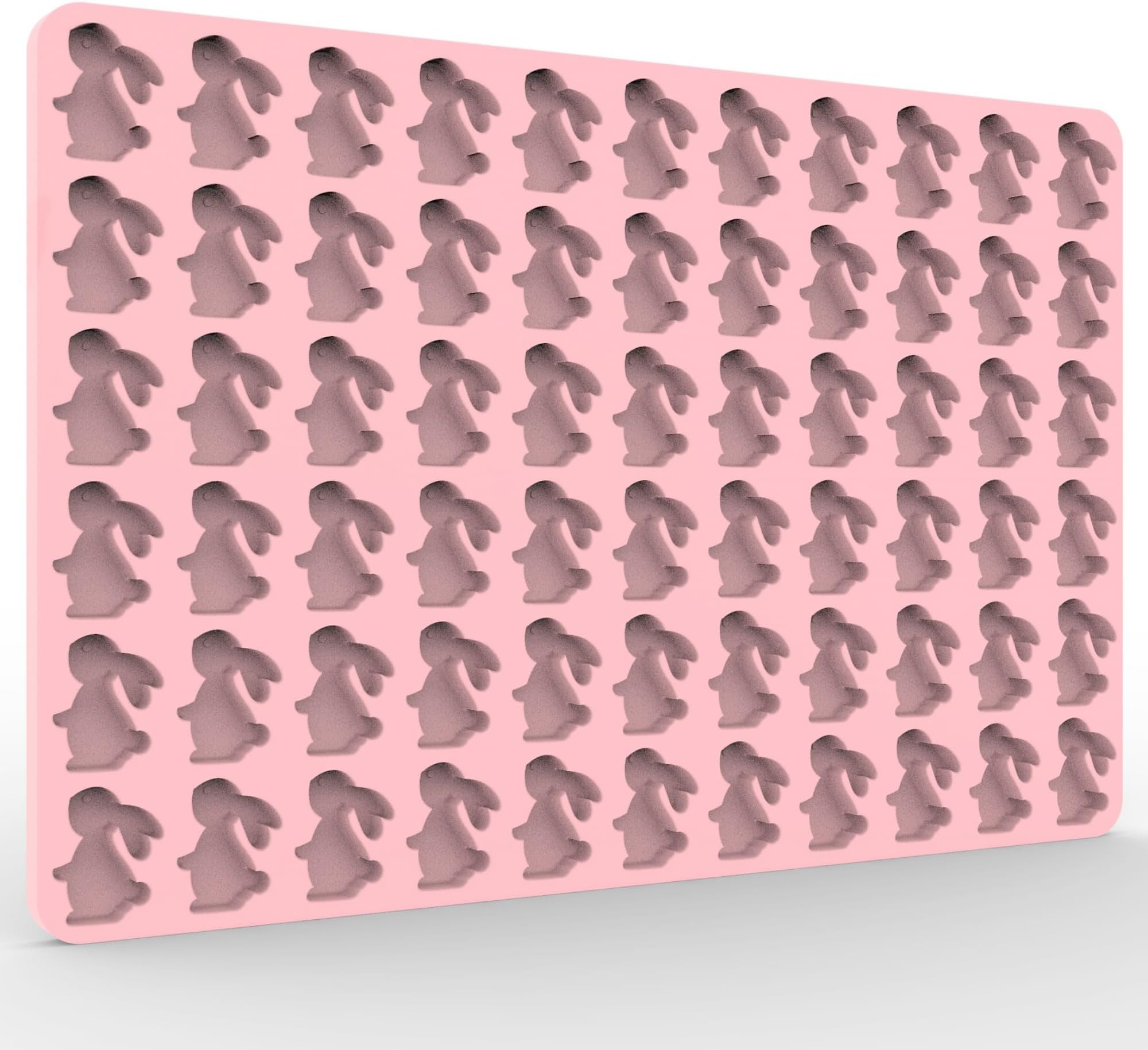 Amazon.com: EDUEE Easter Silicone Molds 3d Bunny Chocolate Mold 16 ...