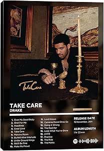 Amazon.com: Drake Album Cover Posters, Hip Hop Poster Canvas, Music ...