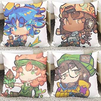 Amazon.co.jp: Valorant Body Pillow, Neon Cipher, Fade, Shiny, Smooth ...