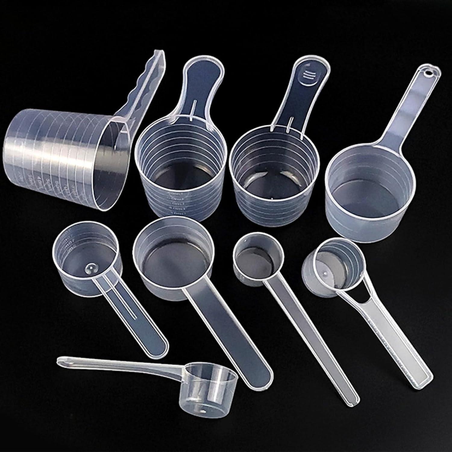 Washing Powder Scoop, 9 Pcs Measuring Spoons, 5g, 7.5g, 10g, 15g, 20g ...