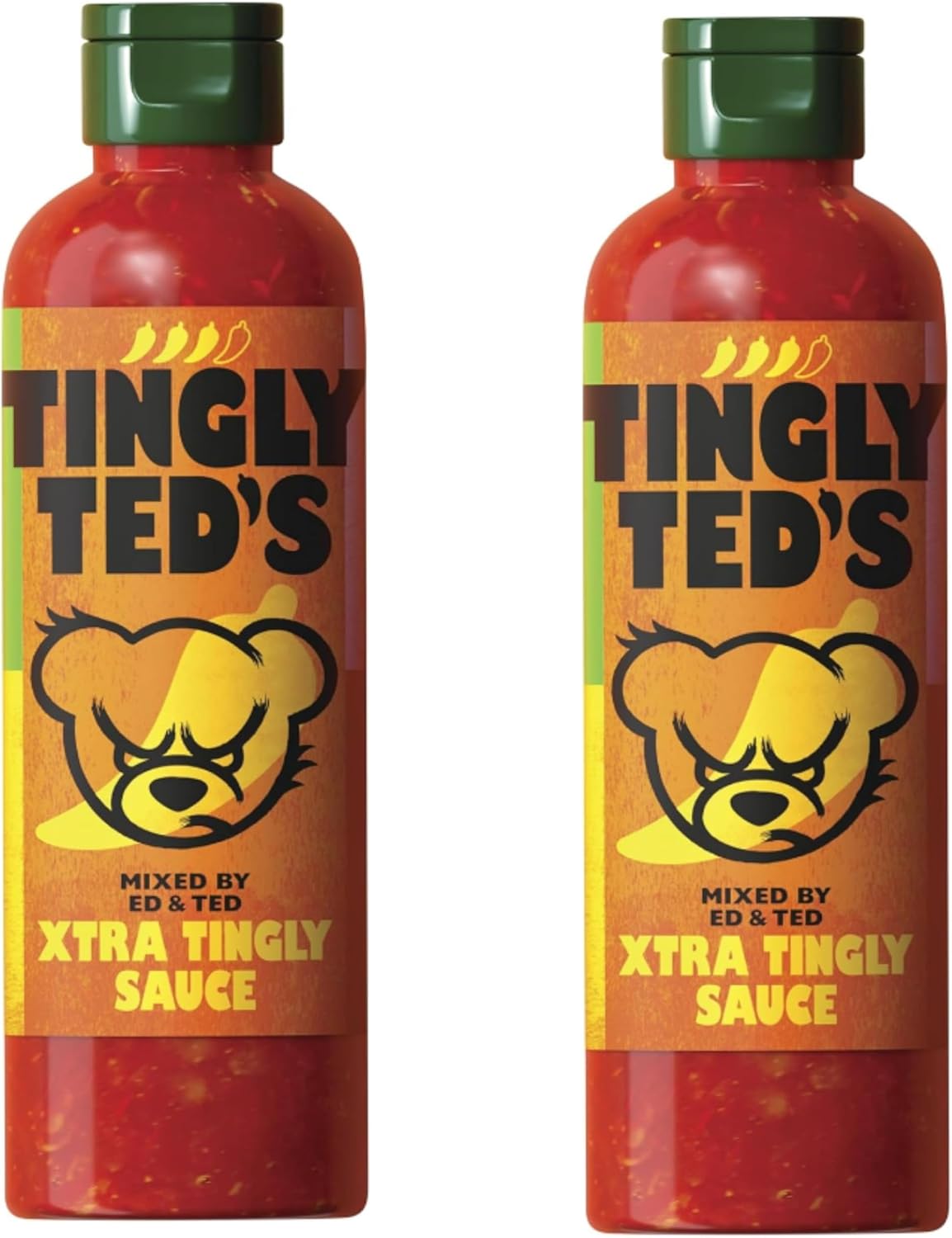 Tingly Ted's Xtra Tingly Hot Sauce – Hot. Pack of 2. Sauce created by ...