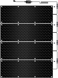 Amazon.com: JEEKOS Snow Melting Pedestrian Pad, Anti Slip Rubber ...