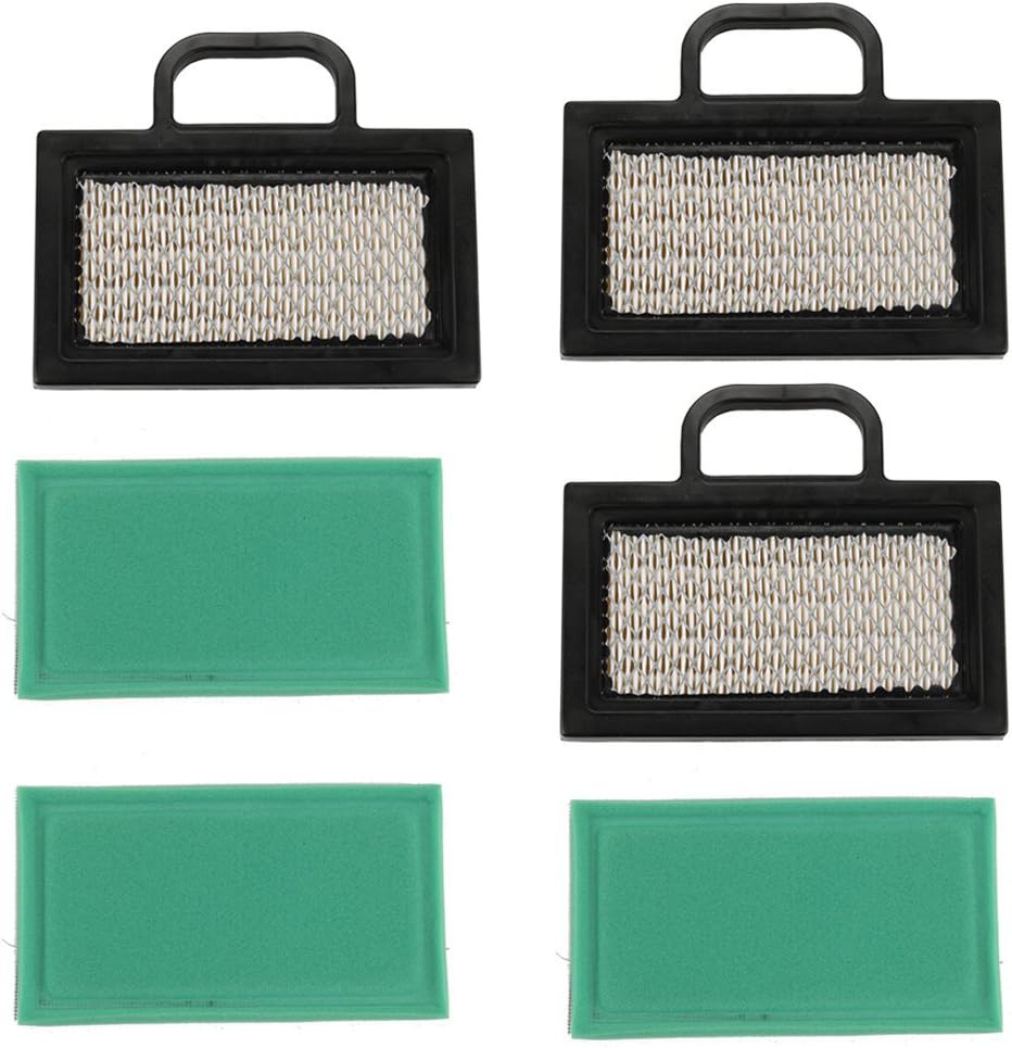 Milttor 3packs Reolacement Air Filter for Briggs & Stratton 499486 ...