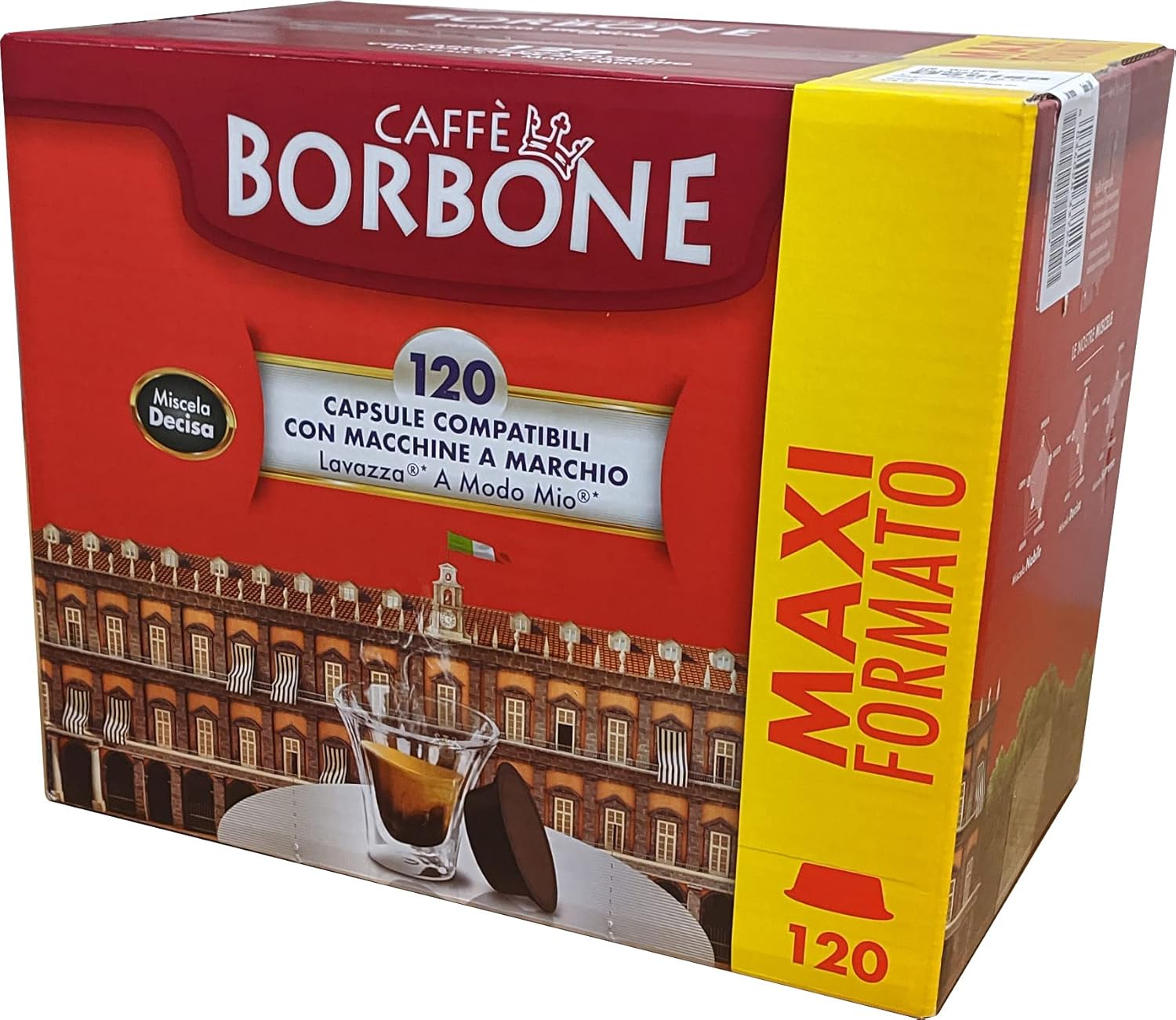 Caffe Borbone Confezione 120 Capsule Miscela Decisa Compatibile A Modo ...
