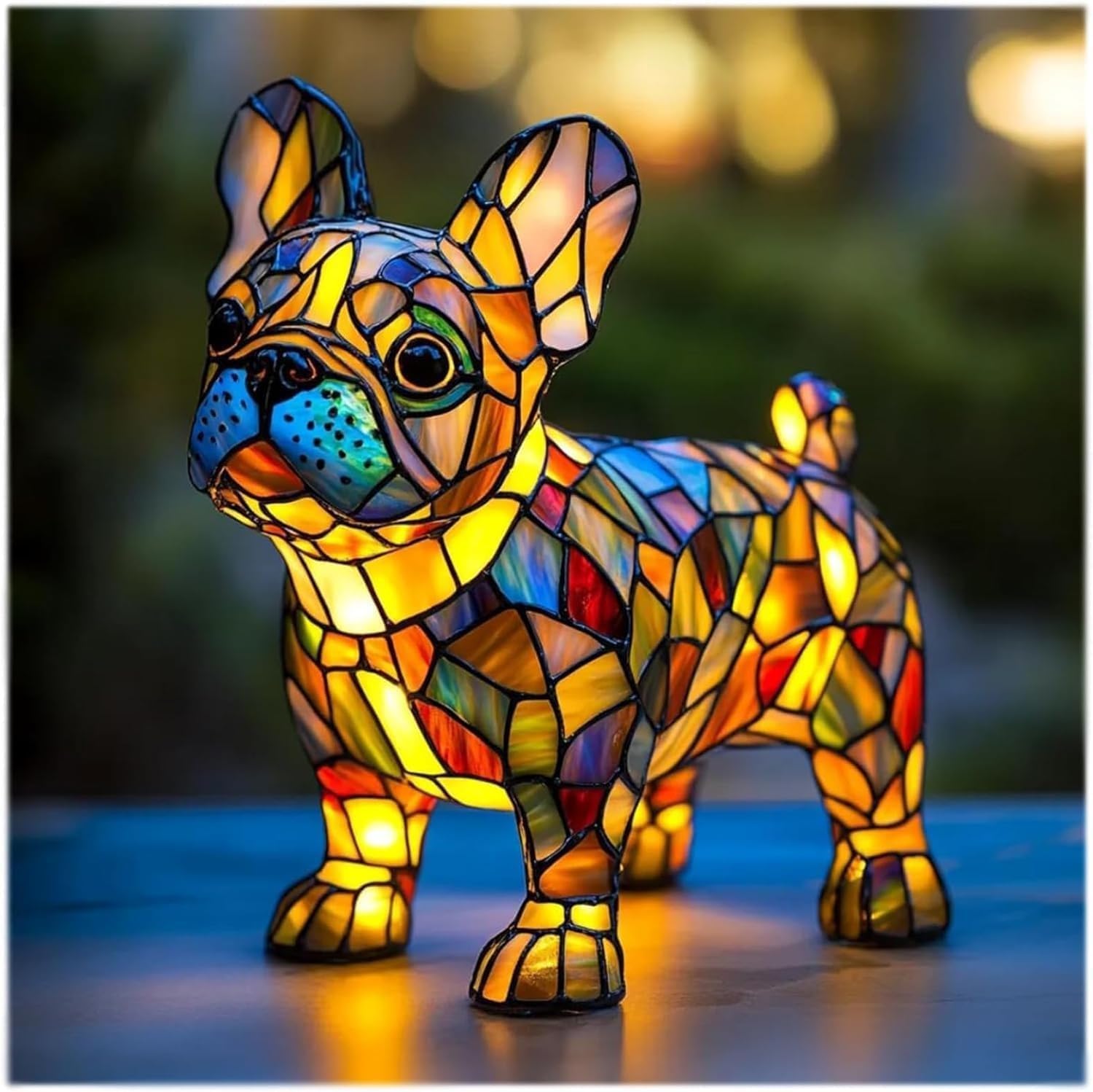 Amazon.com: Corgi Lamp- Stained Resin Dog Night Light Collection ...
