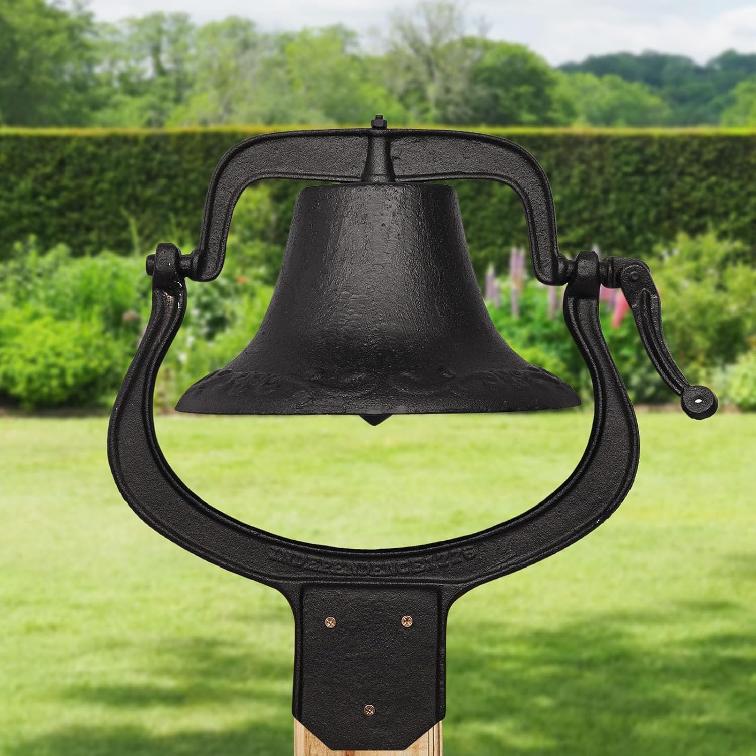 Amazon.com: uyoyous 14 Inch Heavy Duty Cast Iron Farm Bells - Large ...
