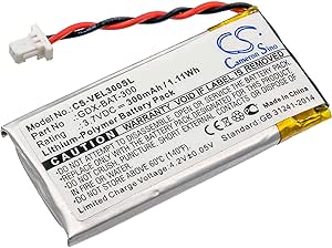 Amazon.com: XOVKOUES 300mAh Replacement Battery for Vernier Go Direct ...