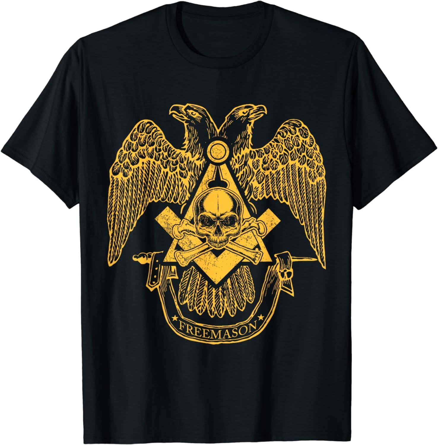 HERSIL Freemason Scottish Rite Eagle Skull & Bones Masonic Symbols T ...
