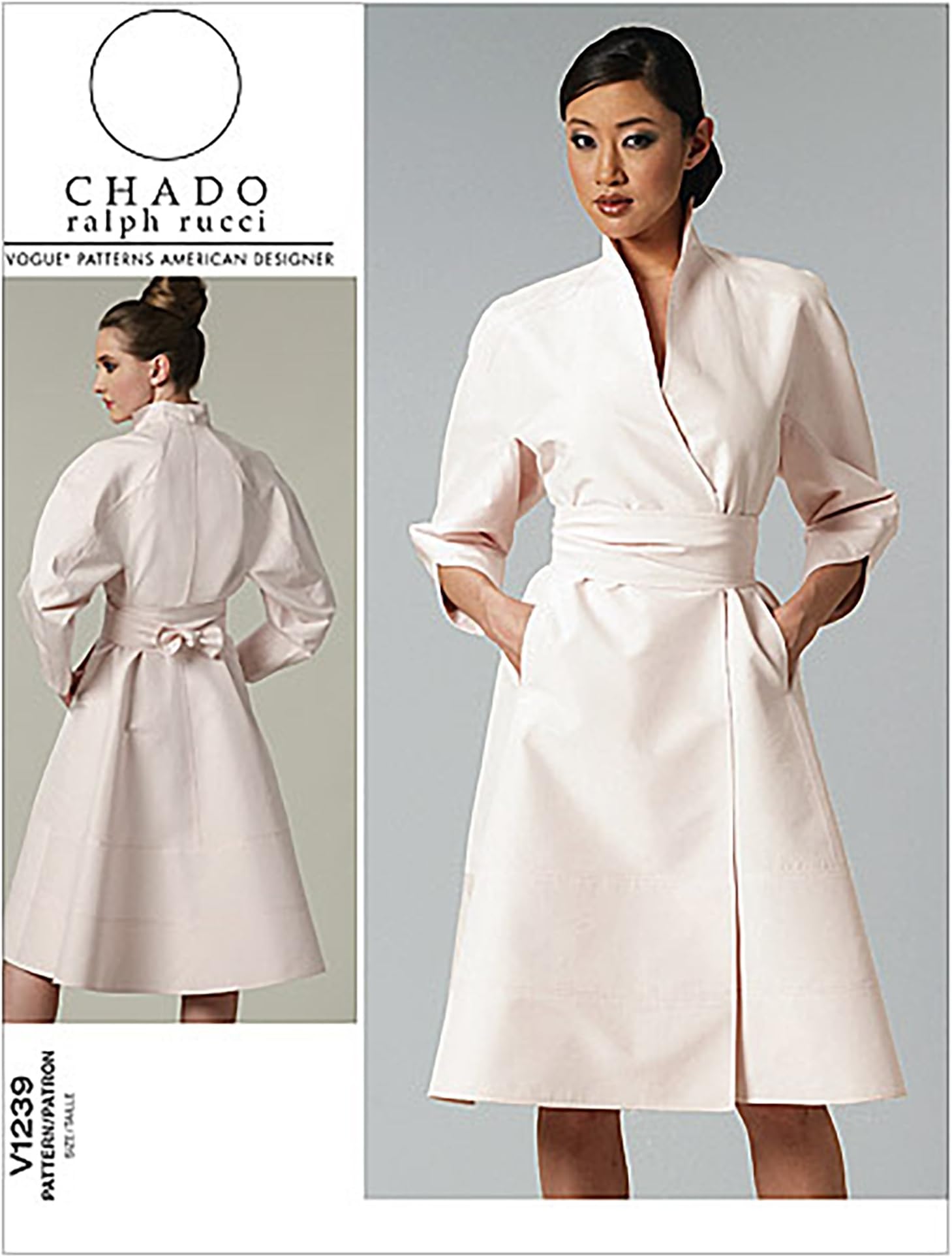 Amazon.com: VOGUE PATTERNS V1239 Misses' Dress and Belt, Size AA (6-8 ...