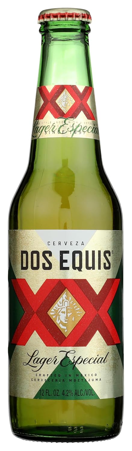 Amazon.com: Dos Equis Cerveza mexicana Lager, botella de 12 fl oz ...