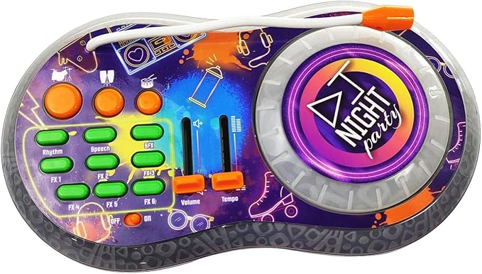Amazon | Toysmith DJ ミキサー おもちゃ ライトショー 内蔵 ターンテーブル おもちゃ 女の子 キッズ 子供用 | 食べ物 | おもちゃ