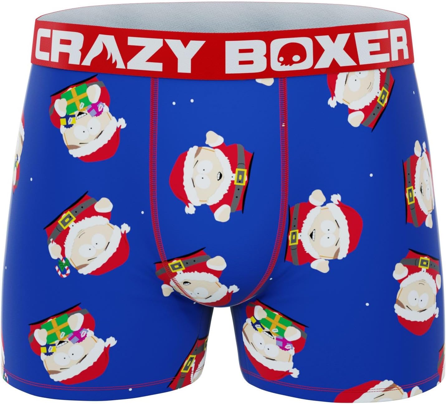 Crazy Boxers South Park Cartman Santa All Over Print Men's Underwear ...