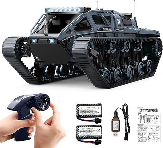Amazon.com: Mostop Remote Control Tank 1/16 Scale Transport Military ...