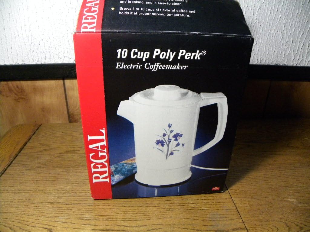 Amazon.com: Regal 10 Cup Poly Perk Electric Coffeemaker: Electric ...