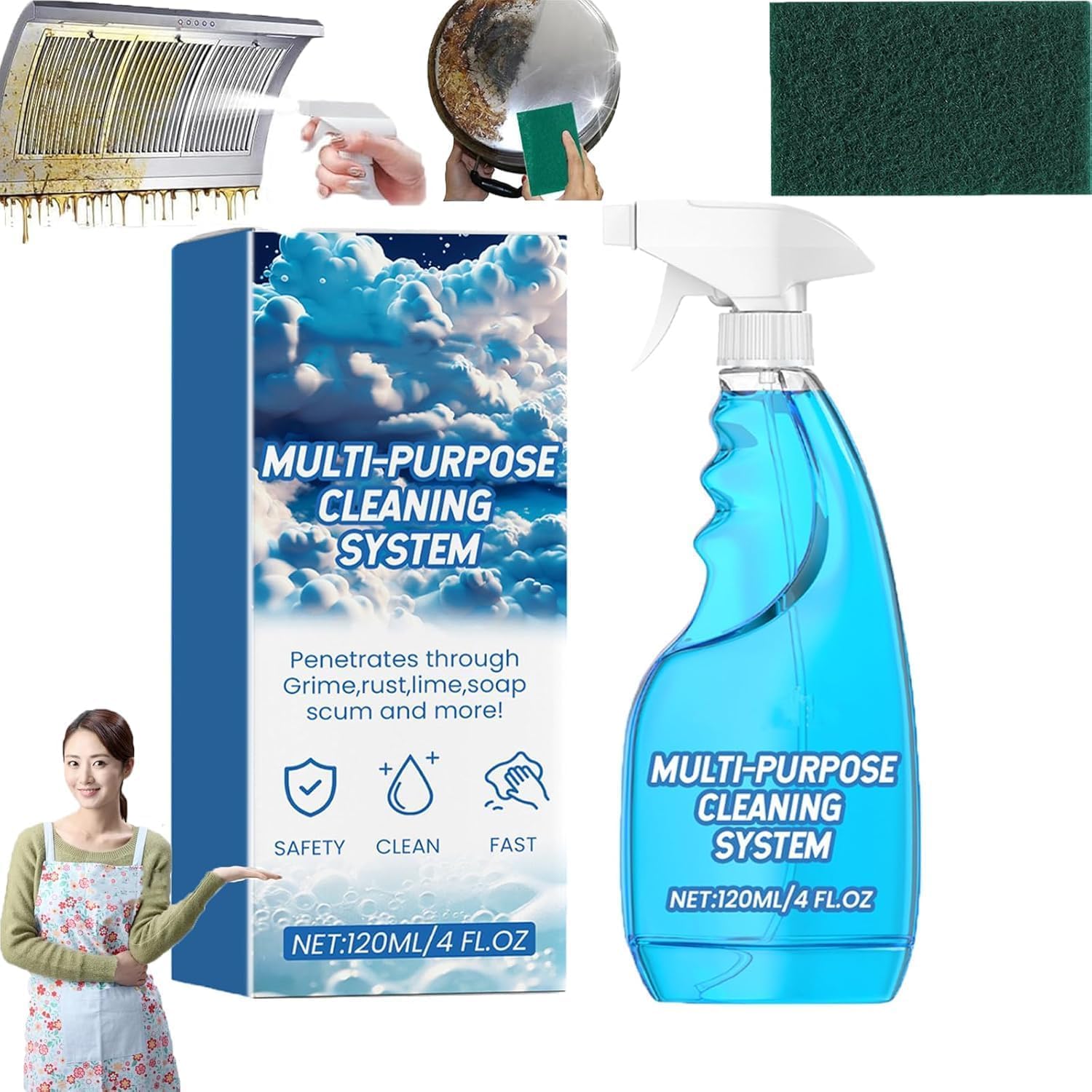 Amazon.com: Renhe ingenuity Splash Foam Spray Tablets and Spray Bottle ...