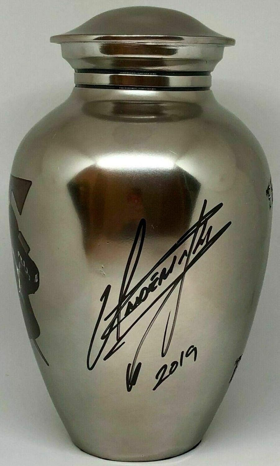 The Undertaker Signed WWE "Thank You Taker" Commemorative URN WWE WWF ...