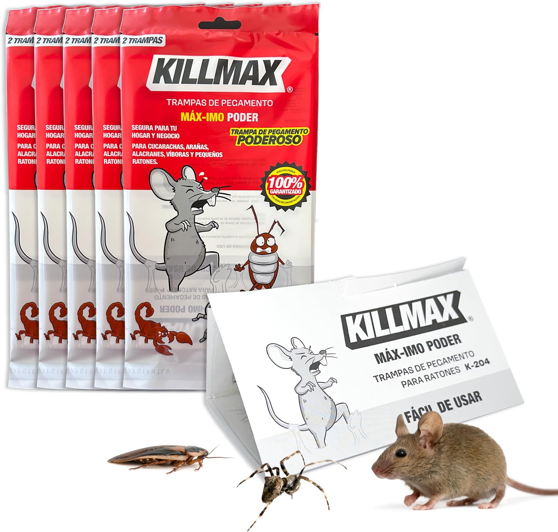 Catch-a MAX TriPack Trampas de Ratón de Pegamento en Charola, La ...