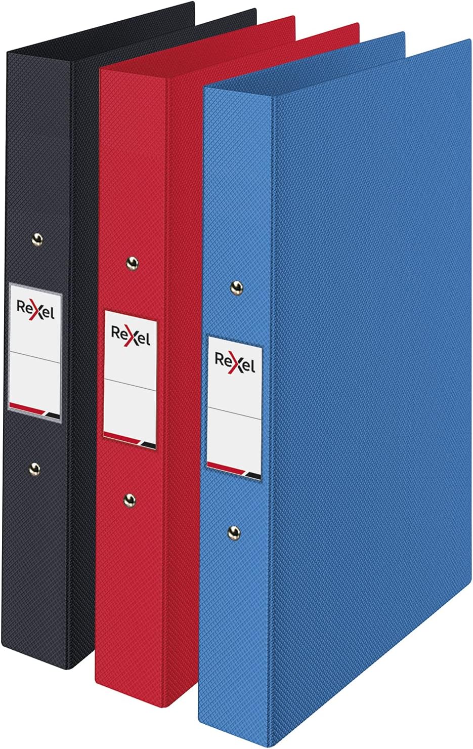 Rapesco 1044 ECO 25 mm 2-Ring Binder, 40 mm Spine, A4, Assorted Colours ...