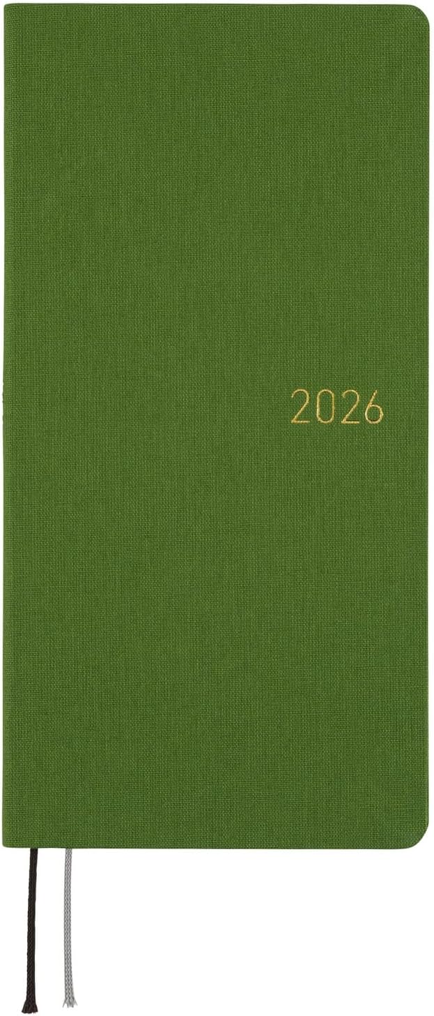 Hobonichi Techo Semaines de printemps 2026 – Couleurs : vert antique ...
