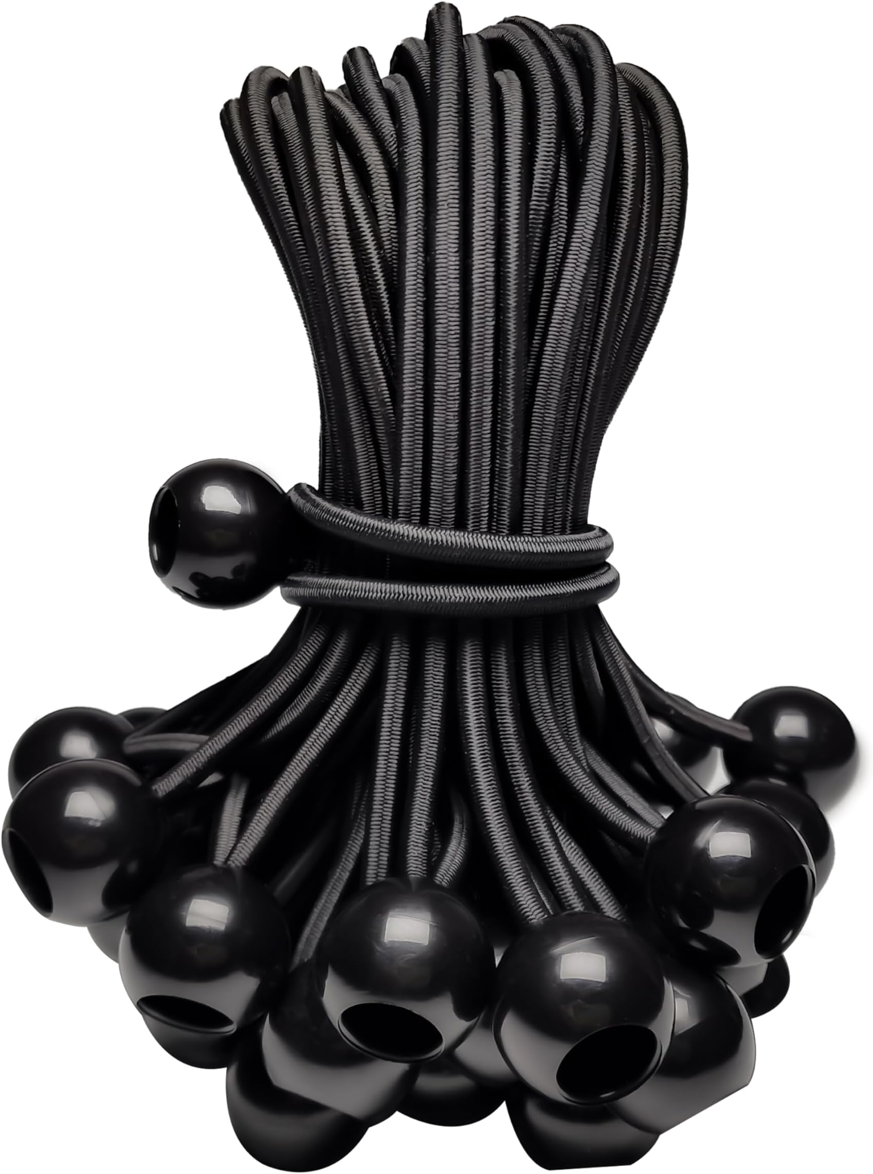 20PACK Bungee Cords with Balls - 6 Inch Heavy Duty Ball Bungee Cords ...