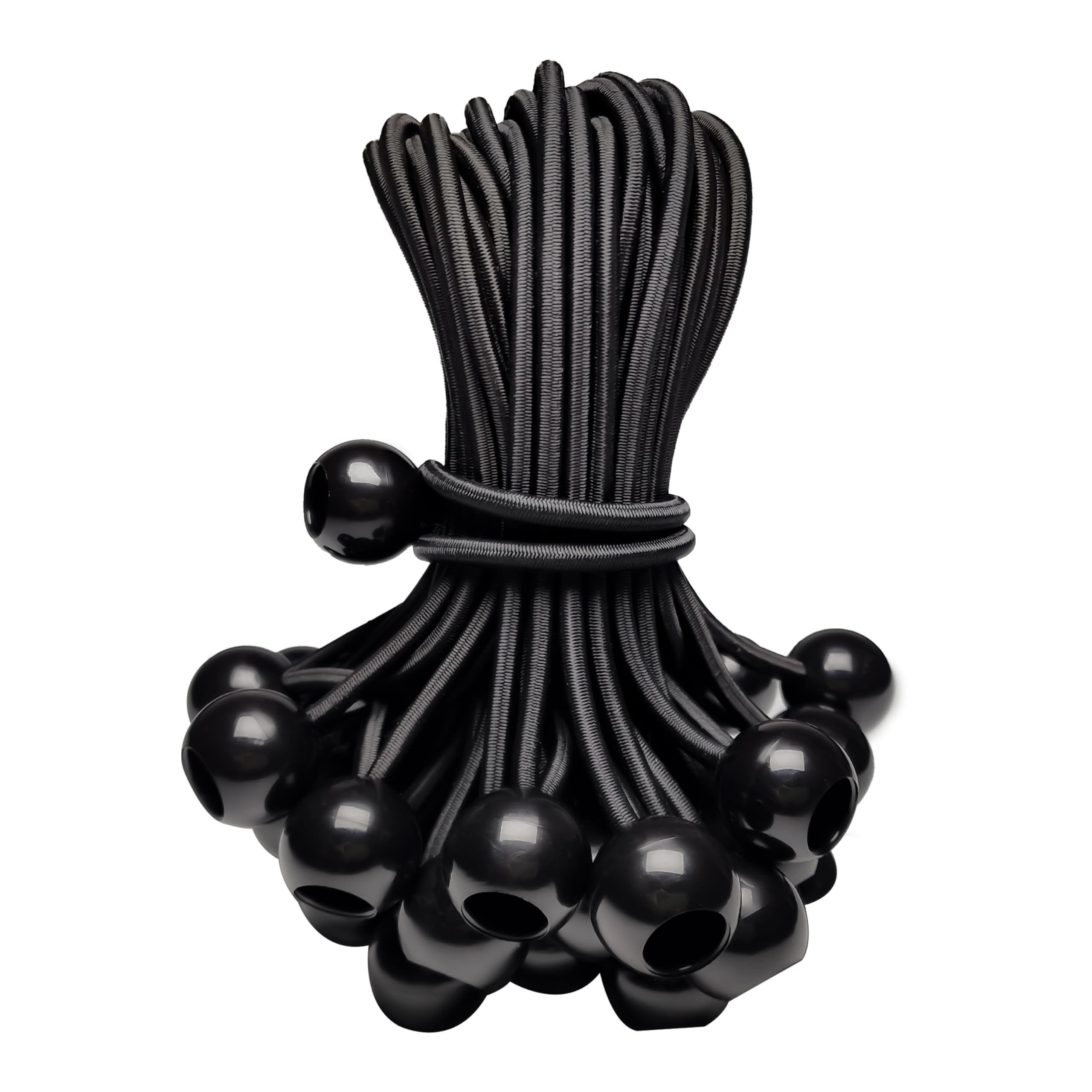 Kydavoo Heavy Duty Bungee Cords with Balls, 6 Inch Elastic Tie Down ...
