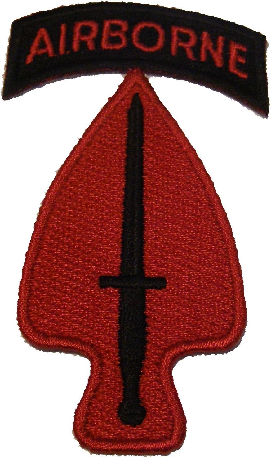 Amazon.com: US Army Special Operations Command Patch - Color Red and ...
