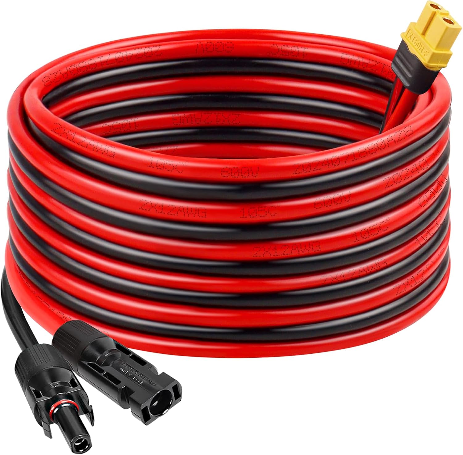 Amazon.com: MOOKEERF Solar to XT60 Charge Extension Cable 20FT 12AWG ...