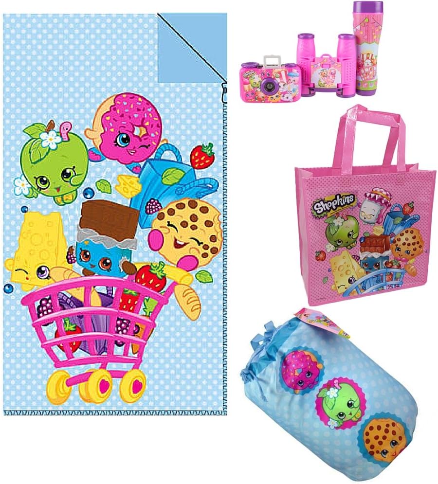 Amazon.com: Shopkins Going to Camp Set with Slumber Bag, Shopkins ...