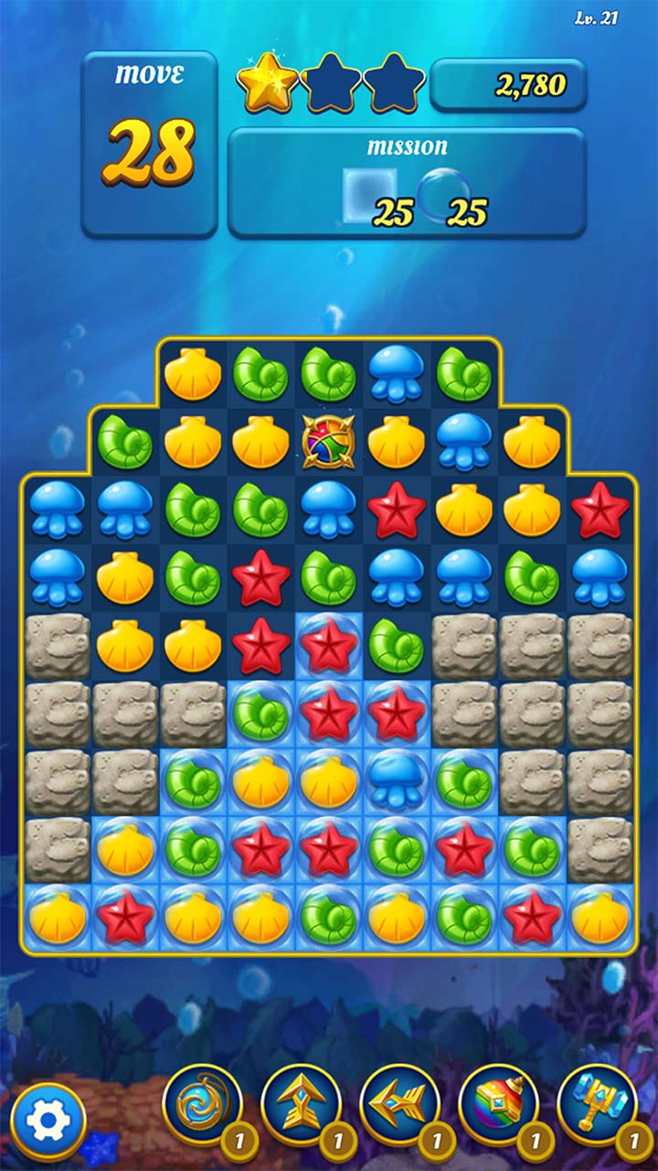 Ocean Splash Match 3：無料パズルゲーム-Amazonアプリストアのアプリ