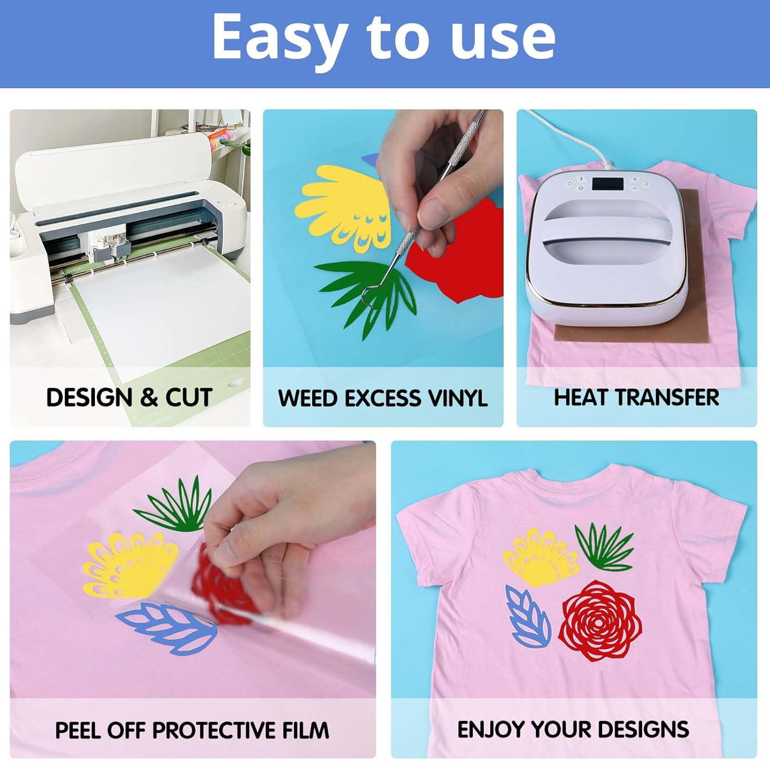 HTVRONT 15x15 Heat Press Machine User Manual