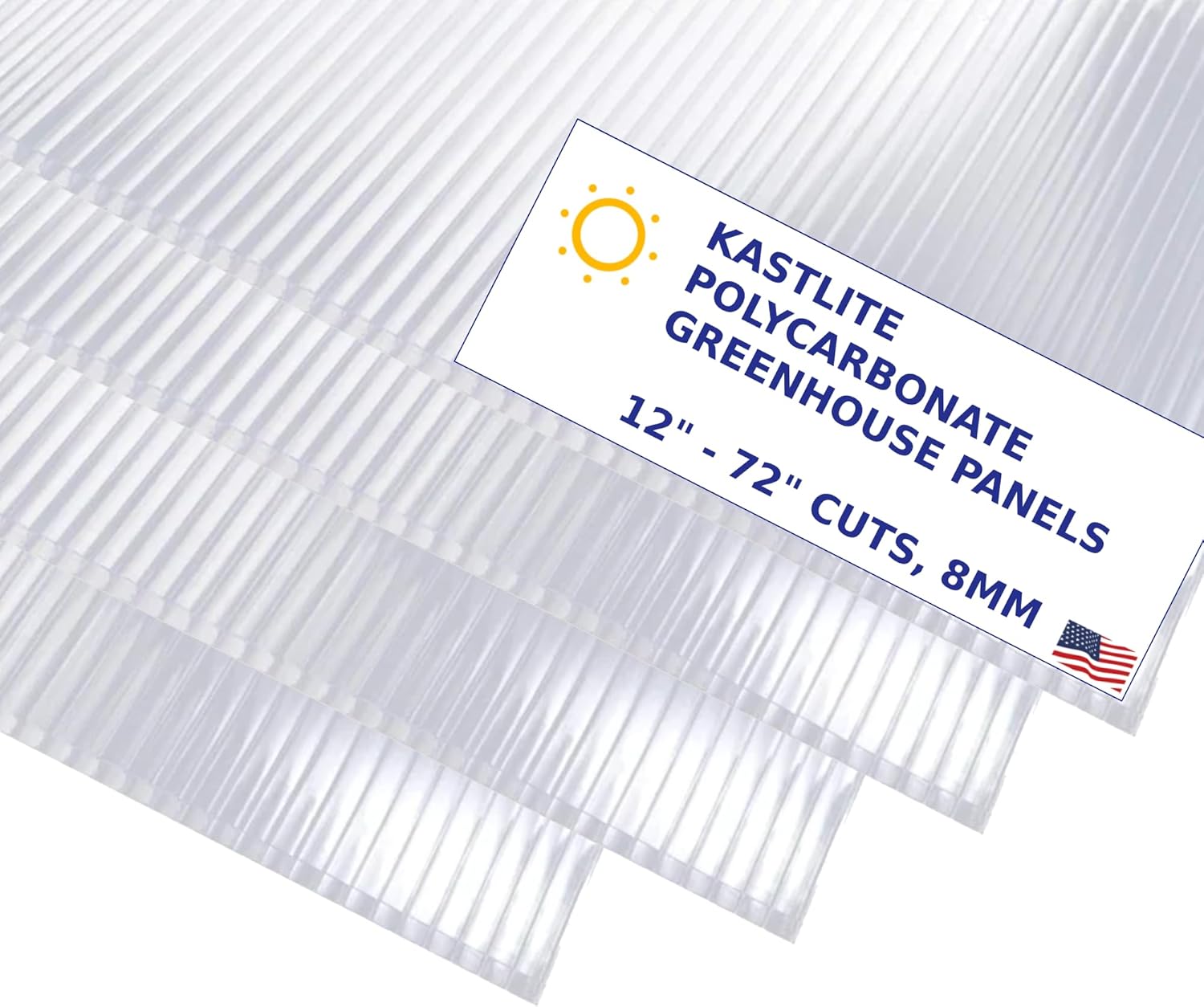 Amazon.com : KastLite Polycarbonate Greenhouse Panels | 8mm Twin Wall ...