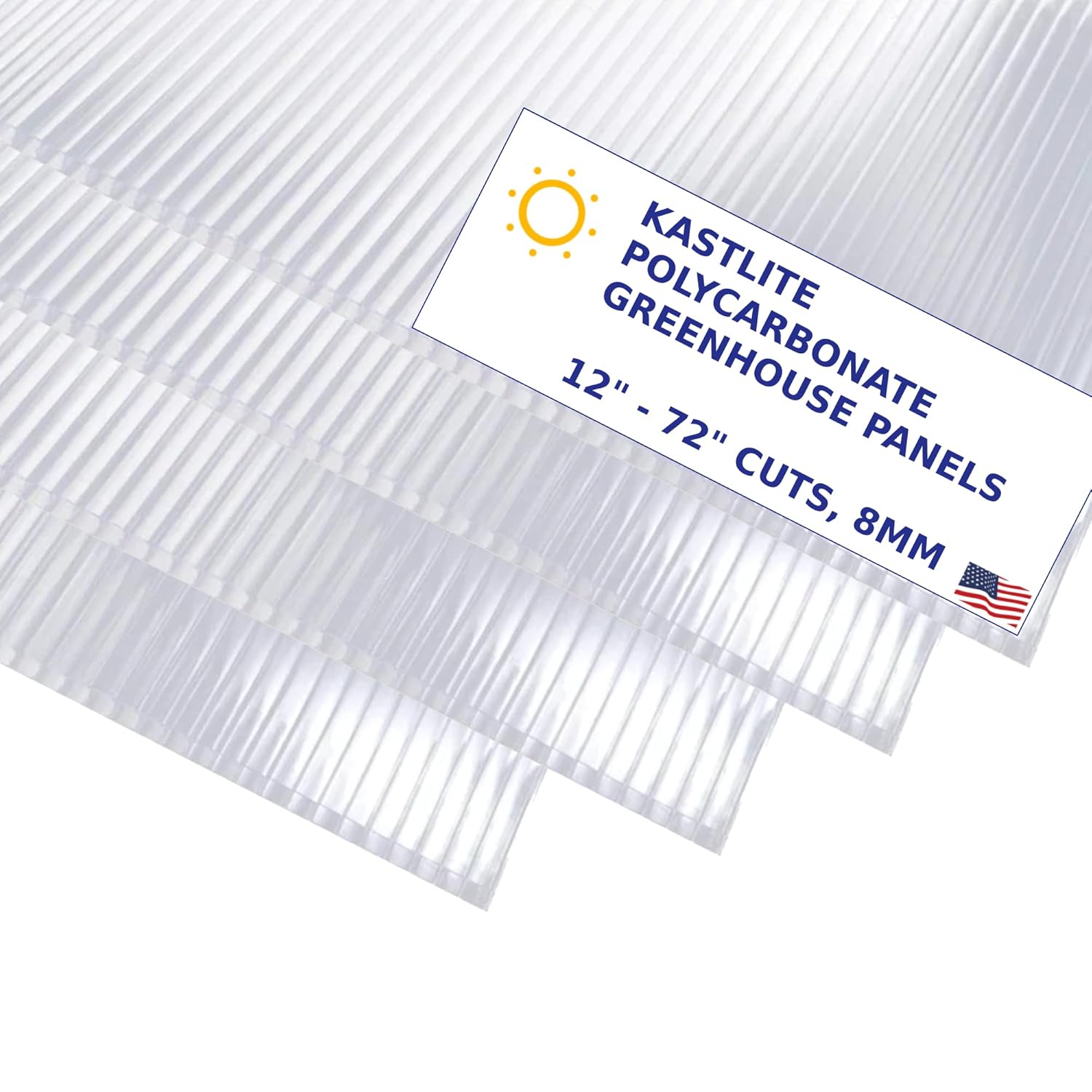 Amazon.com : KastLite Polycarbonate Greenhouse Panels | 8mm Twin Wall ...