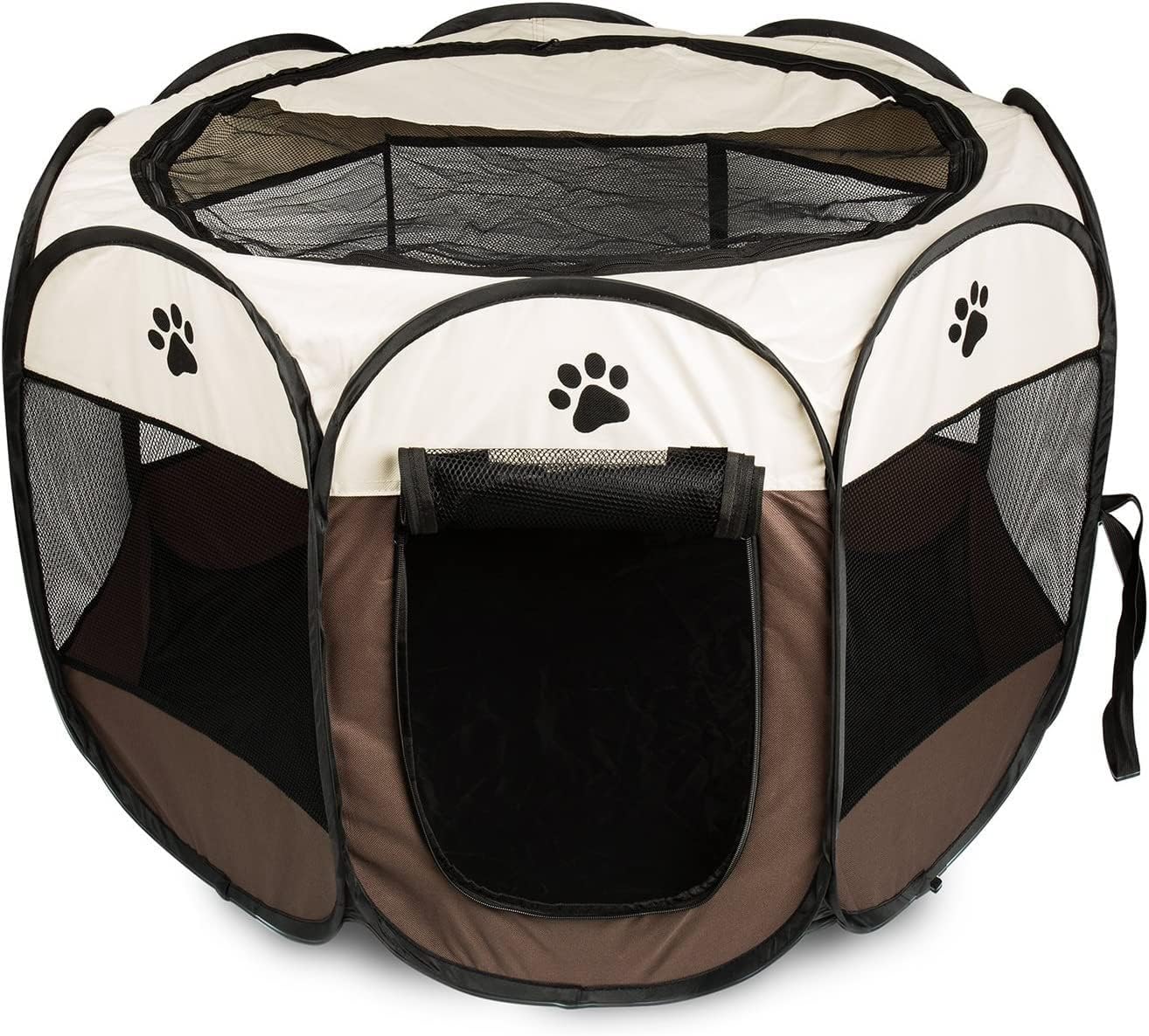 Nobleza Pet Playpen Portable Foldable Dog Cat Puppy Pen for Indoors ...