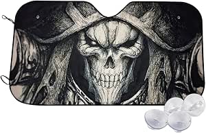 Amazon.com: Overlord Anime Windshield Sun Shade Foldable Car Front ...