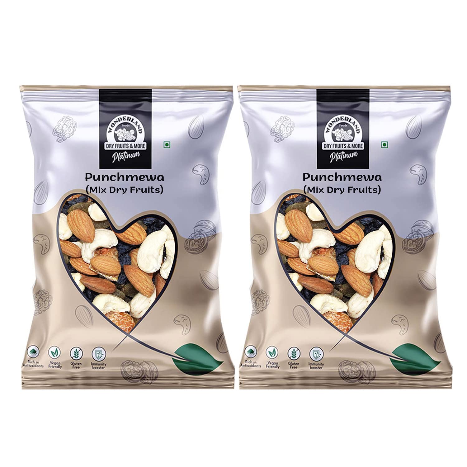 Wonderland Foods - Mix Dry Fruits (Panchmewa) 400g (200g X 2) Pouch ...