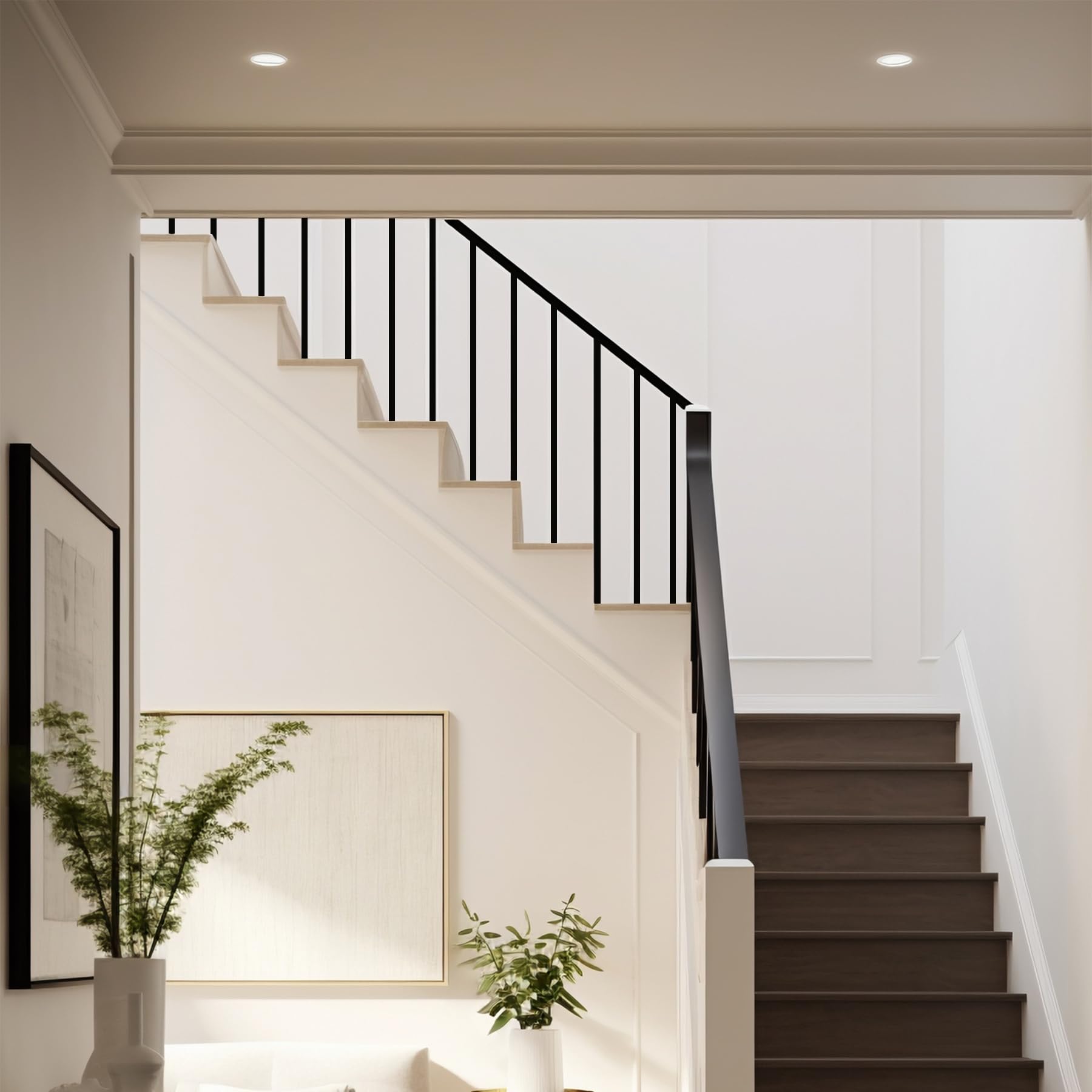 Snapklik.com : Wemily 15 Pack Iron Balusters For Staircase,Hollow ...