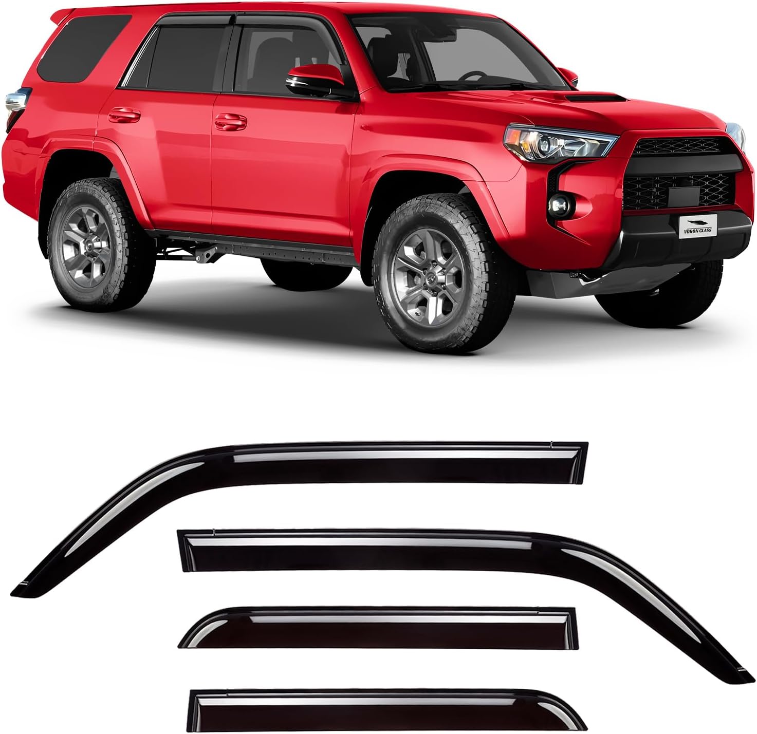 Amazon.com: KitsPro Side Window Rain Guards for 2010-2024 Toyota ...