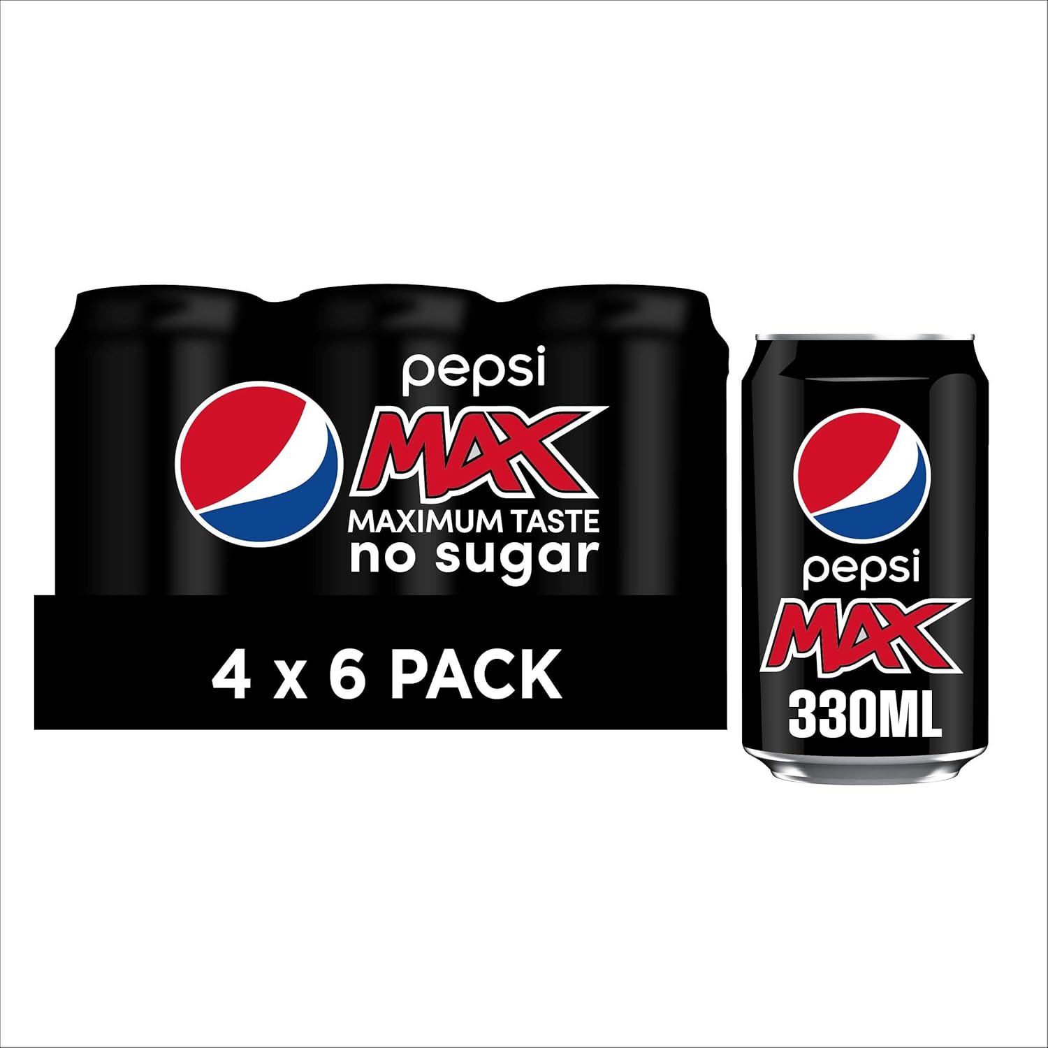 Pepsi Max, 6 x 330 ml (Pack of 4) : Amazon.co.uk: Grocery