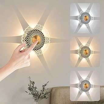 WDLT Indoor Wall Light, LED Wall Light with Touch Switch, Modern ...